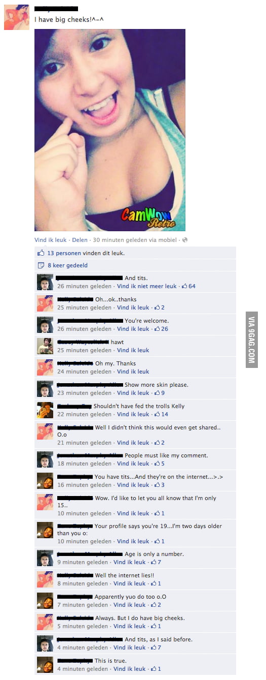 I have big cheeks - 9GAG