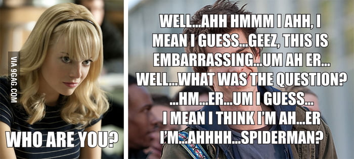 The Amazing Stutter-Man - 9GAG