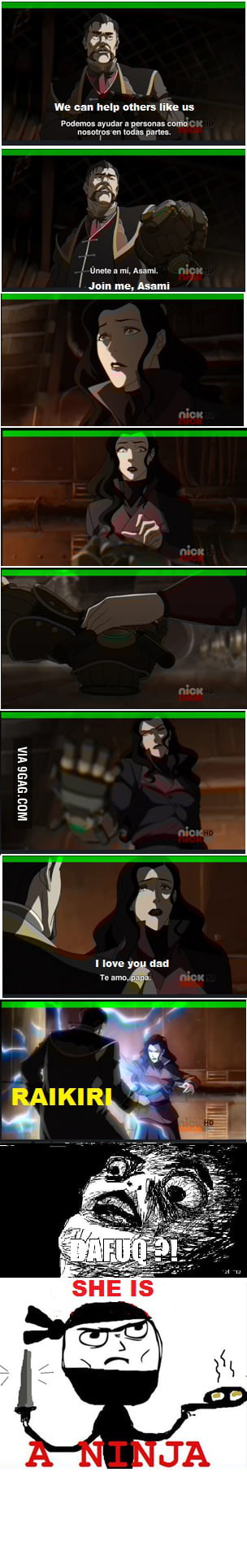 She is a ninja - 9GAG