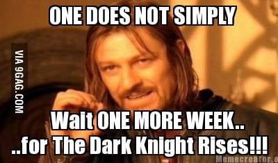 Just one more week Boromir. - 9GAG