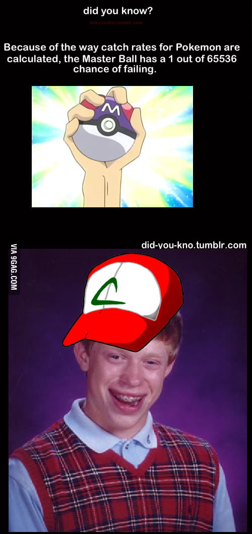 Bad luck Pokemon trainer - 9GAG