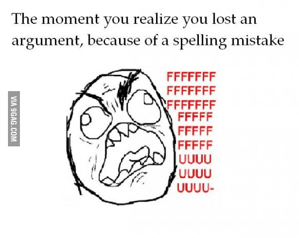 Spelling Mistakes - 9GAG