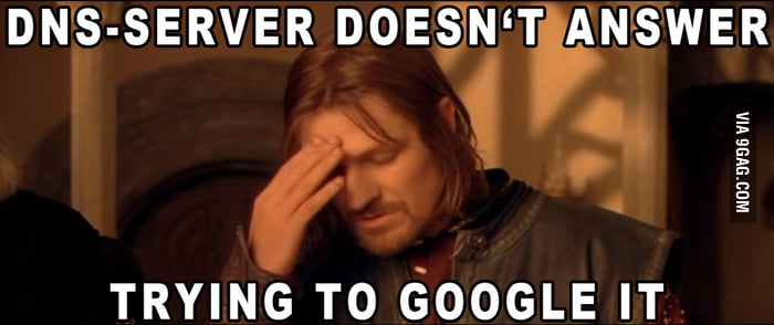 DNS-Server doesn't awnser. - 9GAG