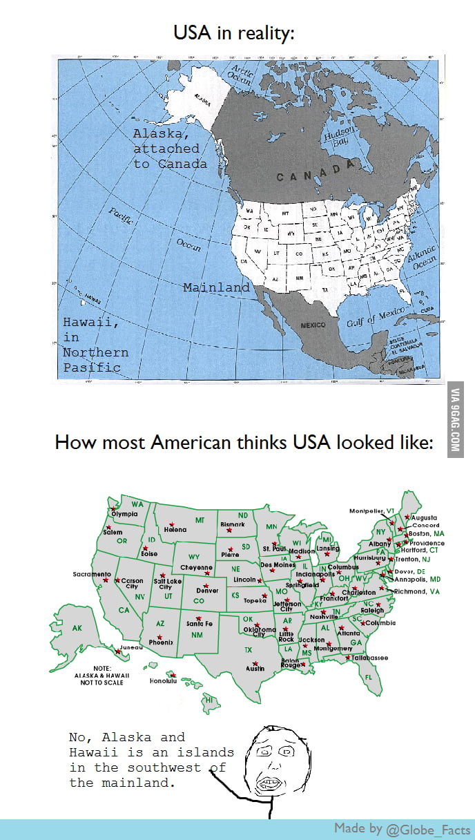 The reason American fails at geography - 9GAG