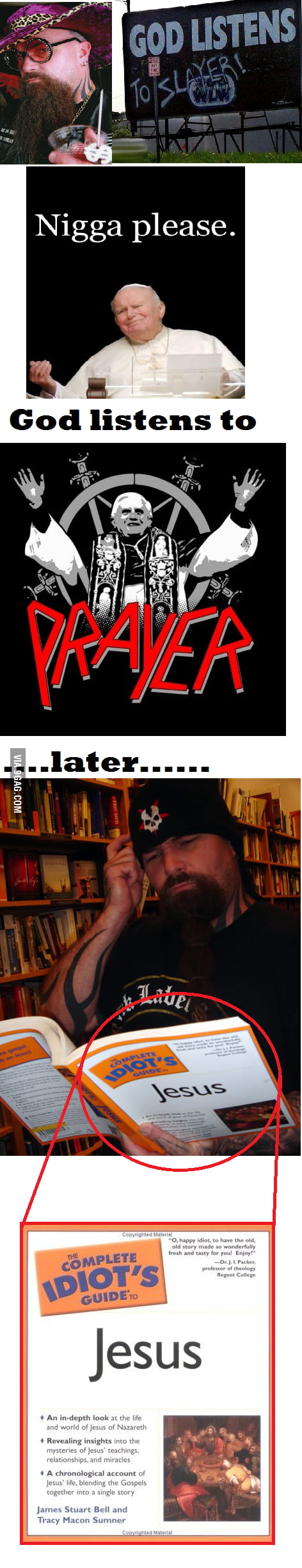 Pope trolls Slayer... - 9GAG