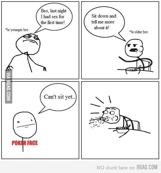 Poker Face - 9GAG