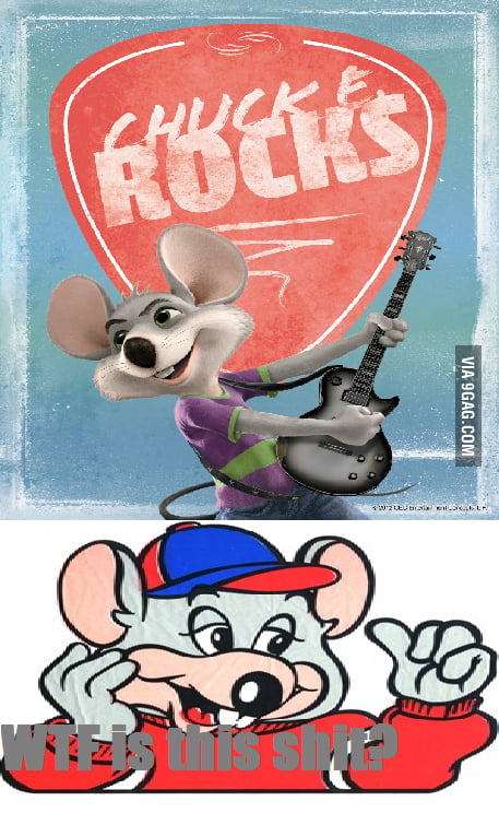 Saw the new Chuck E. Cheese commercial... - 9GAG