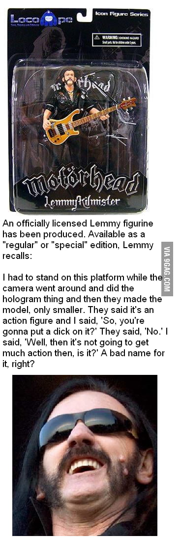 Lemmy Kilmister being awesome...again - 9GAG