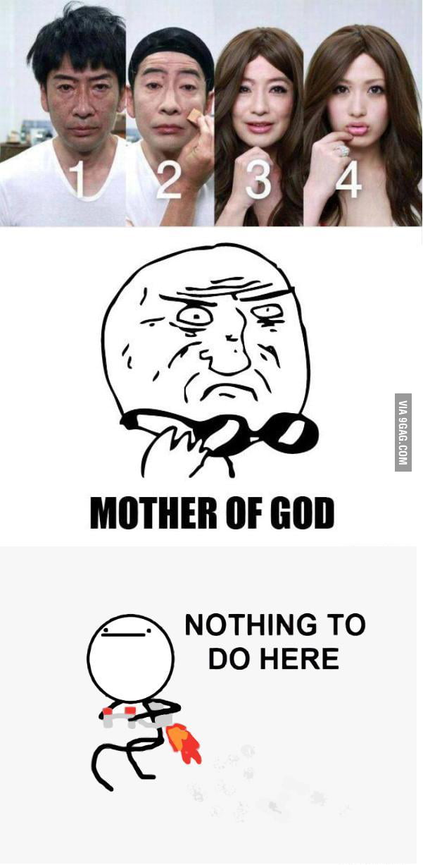 Make up level asian...dude edition! - 9GAG