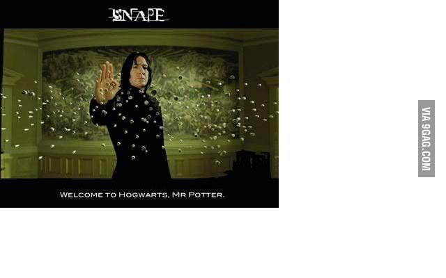 Snape have a great Magic Power - 9GAG