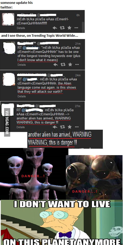 ALaY language means Alien. - 9GAG