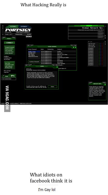 Hacking........ - 9GAG