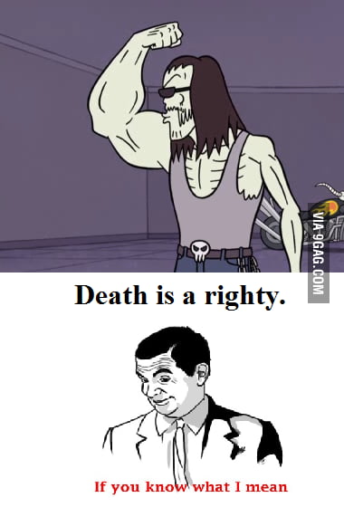 Death from Regular Show - 9GAG