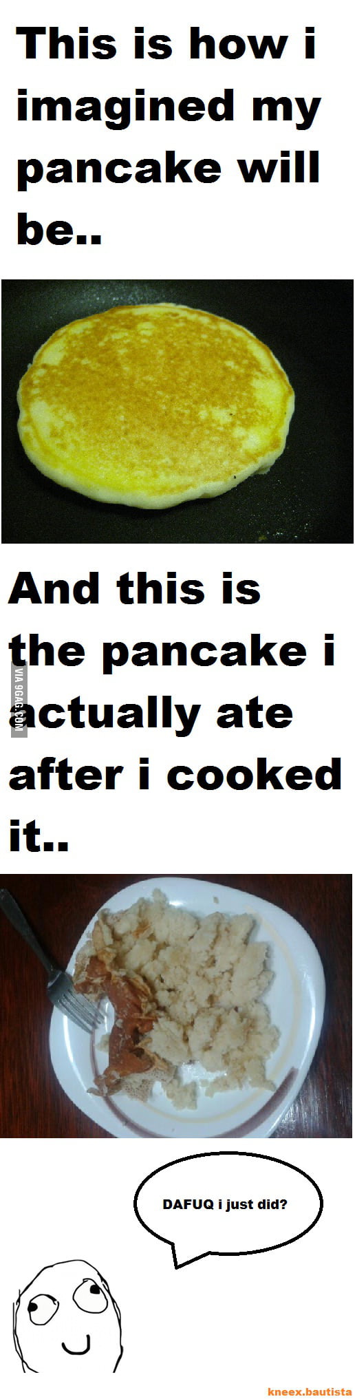 Tasty ugly pancake - 9GAG