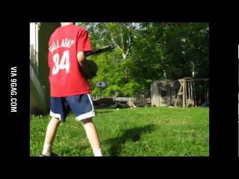 Amazing Baseball Bat Shot - 9GAG