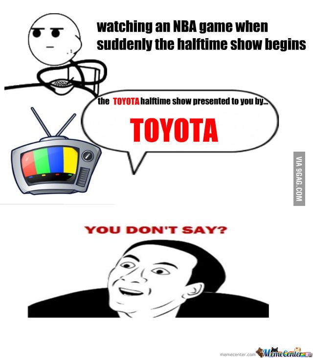 TOYOTA halftime show - 9GAG