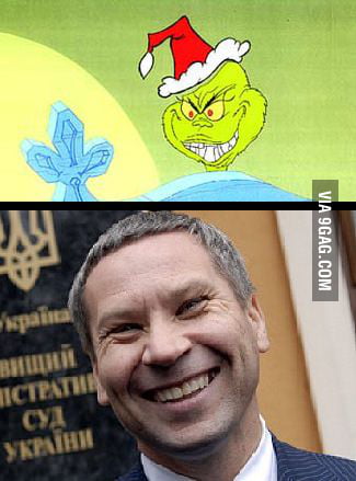 Grinch works as a deputy in Ukraine - 9GAG