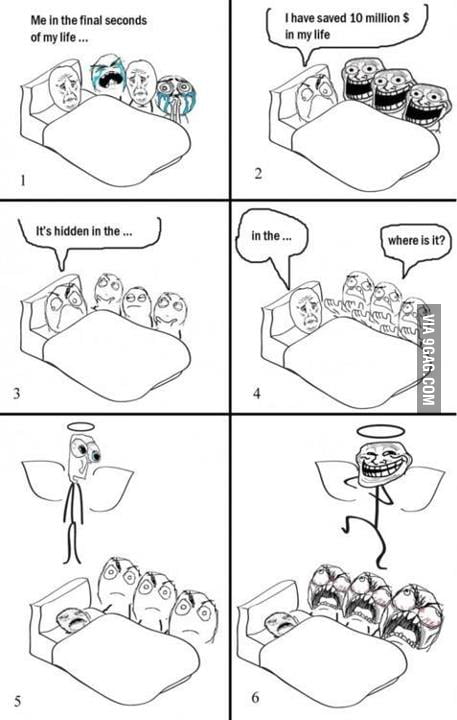 Trolling at its finest. - 9GAG