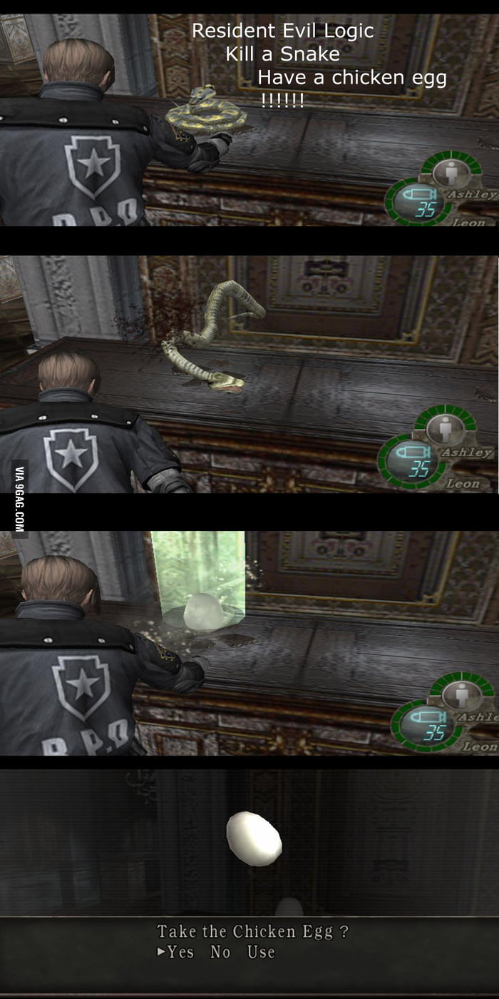 Resident Evil Logic !!! - 9GAG