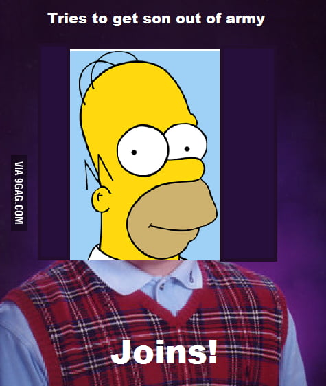 Bad luck Homer - 9GAG