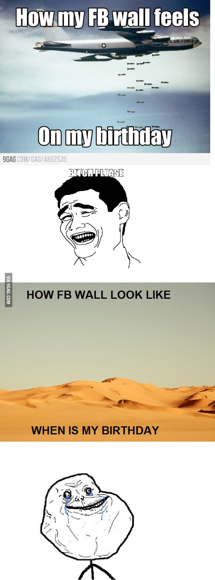Sad B-day in 3..2..1 - 9GAG