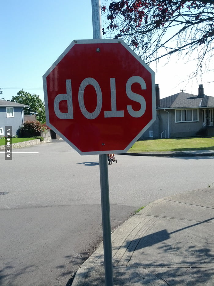 Australian Stop Sign - 9GAG
