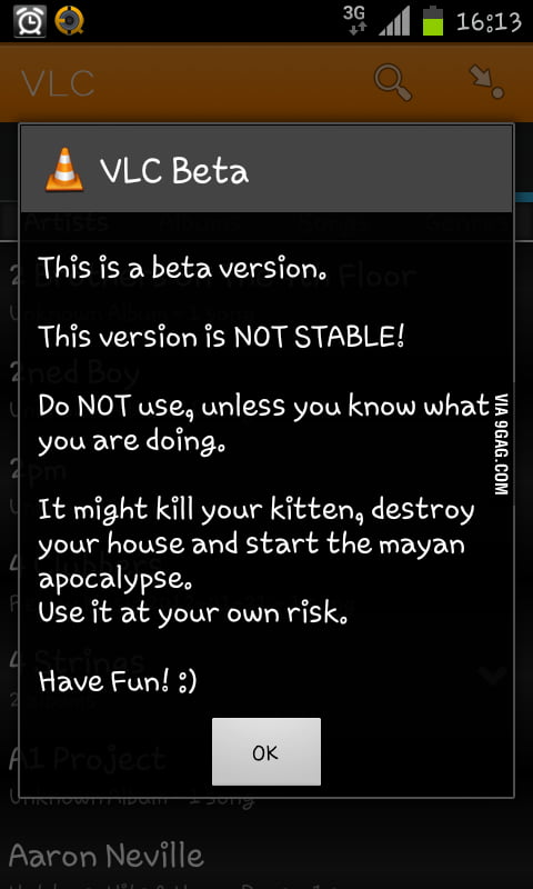 Just android vlc - 9GAG