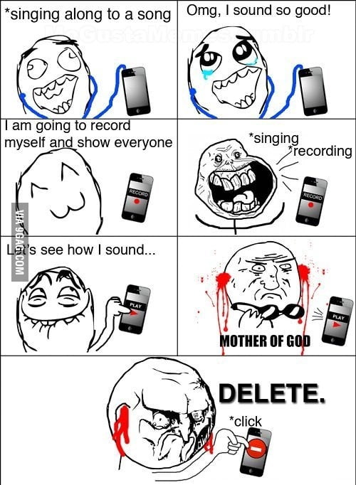Recording Myself - 9GAG