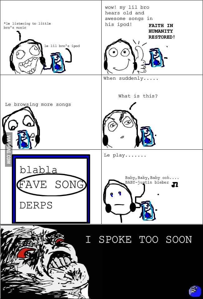 Lil Bro's Favorite Fu***** Song - 9GAG