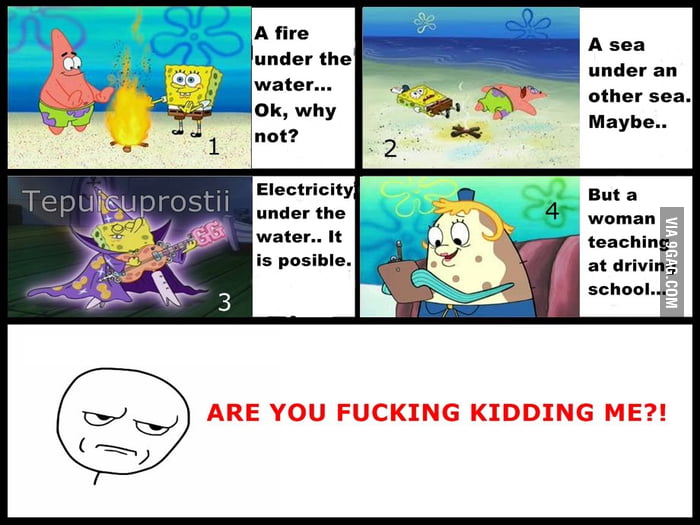 WTF Spongebob?! - 9GAG