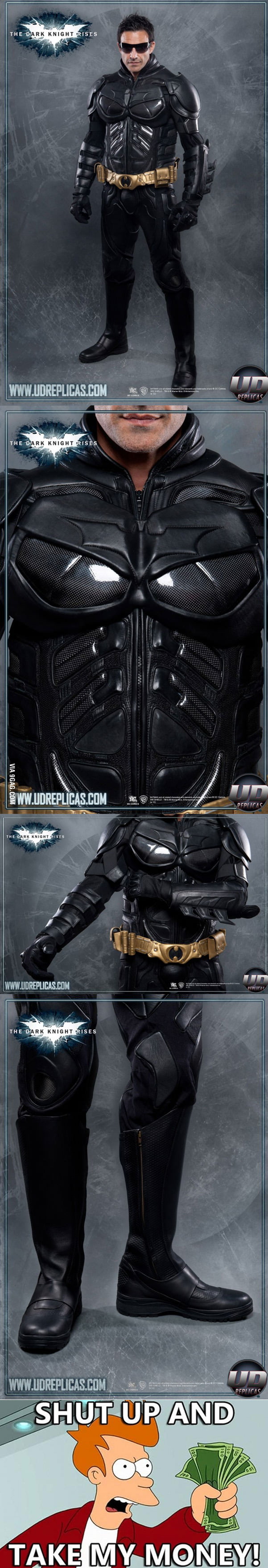 The Dark Knight Rises Motorcycle Suit Unveiled - 9GAG