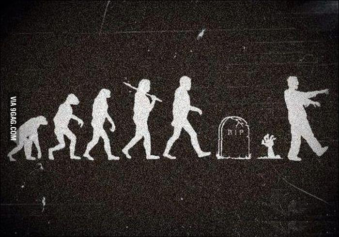 Human evolution... - 9GAG