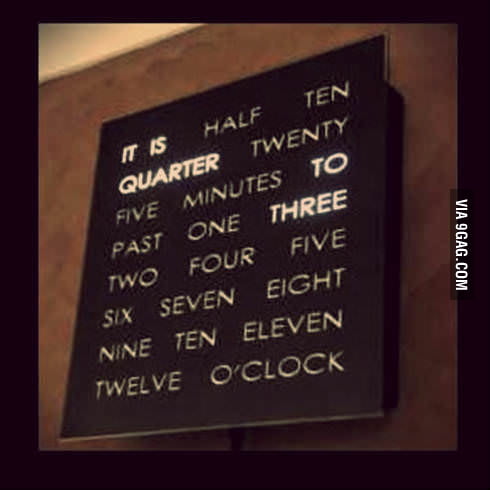 Just a clock - 9GAG