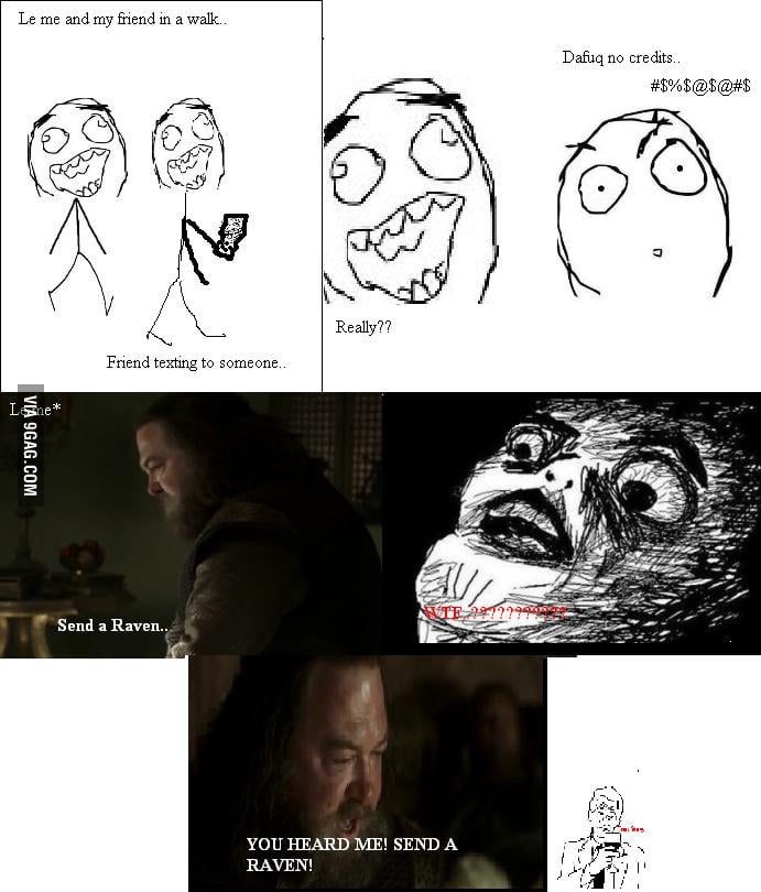 Send A Raven!!! - 9GAG