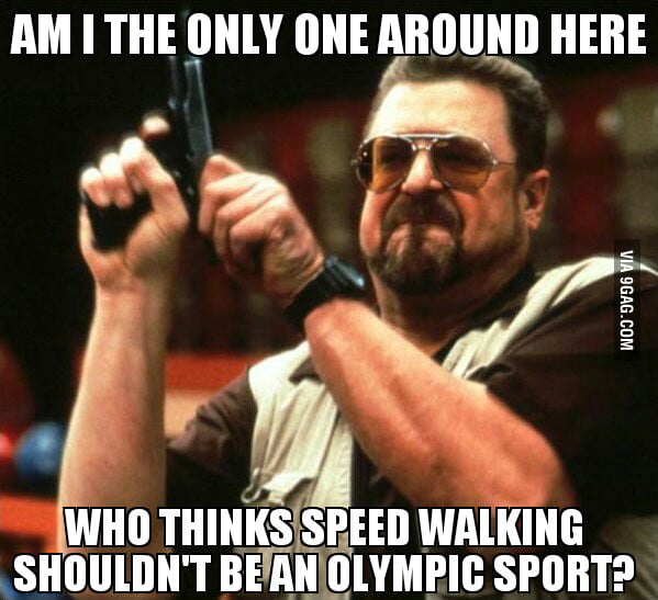 Speed Walking... WTF? - 9GAG