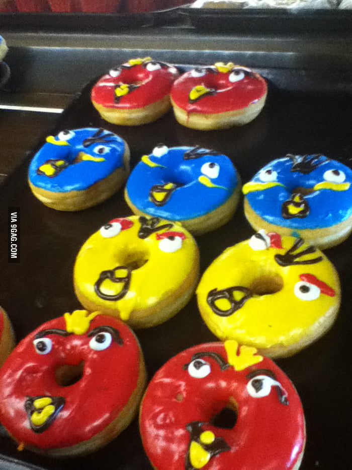 Angry Birds Donuts Genius - 9GAG