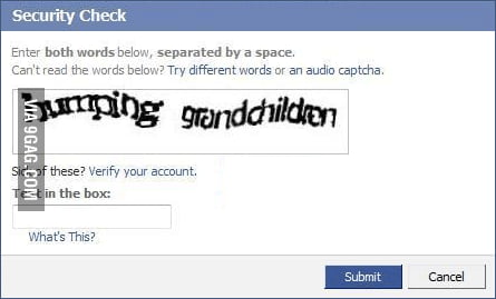 Funny captcha fail - 9GAG