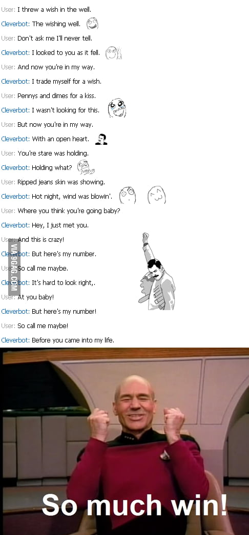 Almost perfect Cleverbot, almost perfect - 9GAG