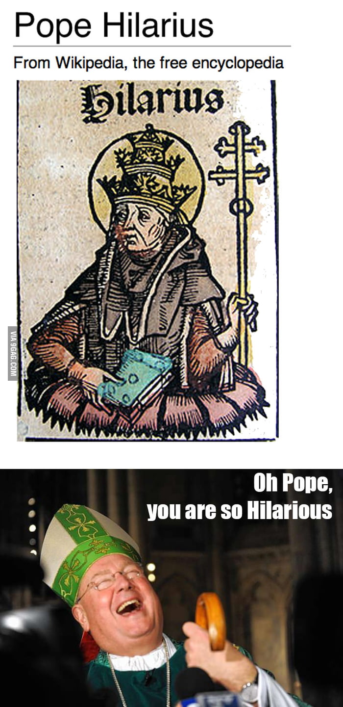 One hilarious pope - 9GAG