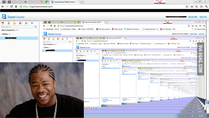 Yo dawg, I heard you really like your computer... - 9GAG