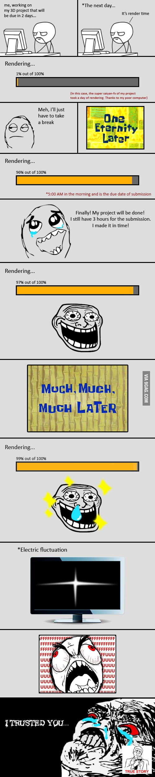 Render rage - 9GAG