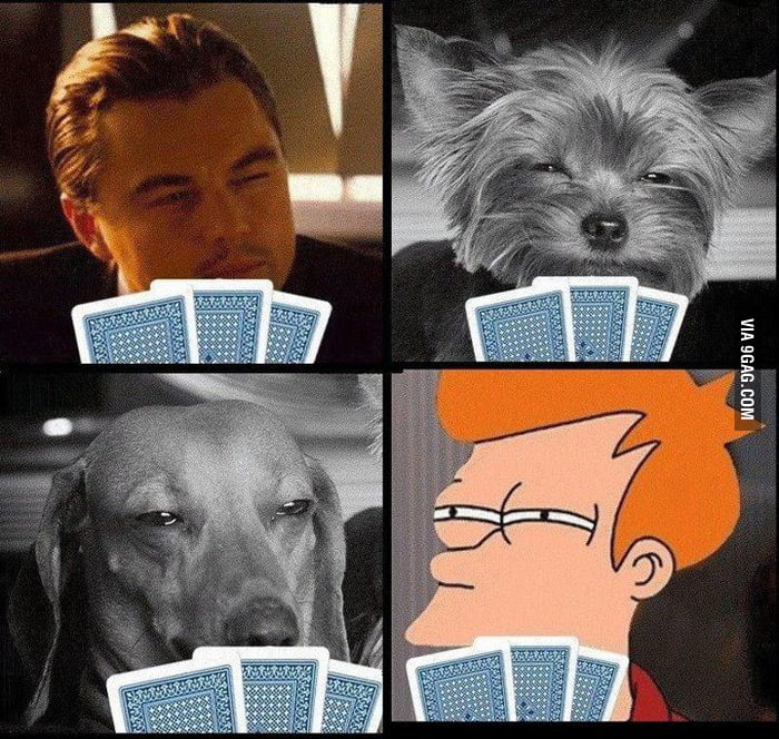 Who has the best poker face? — - 9GAG