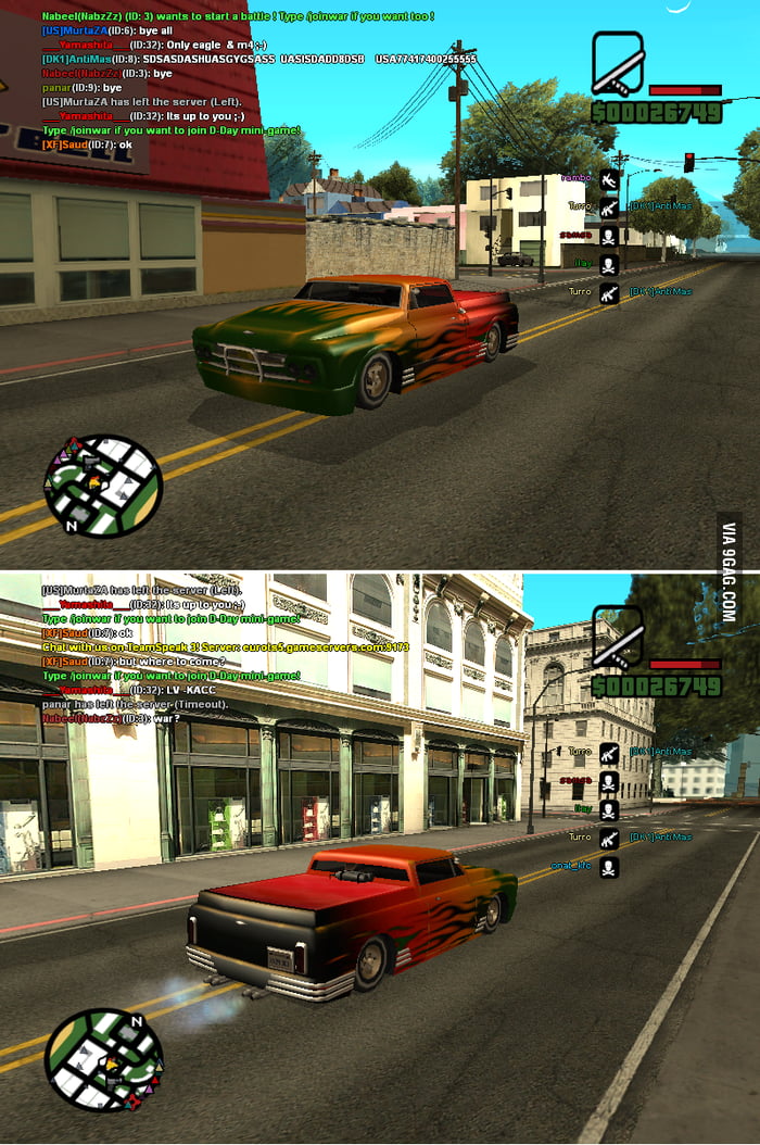 I probably have the most beautiful car in whole SAMP - 9GAG