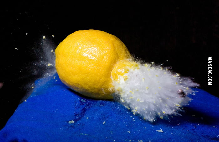 Exploding Lemon - 9GAG