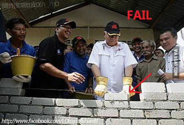 Brick fail. only in msia - 9GAG