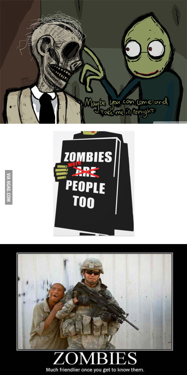Zombies are Friend - 9GAG