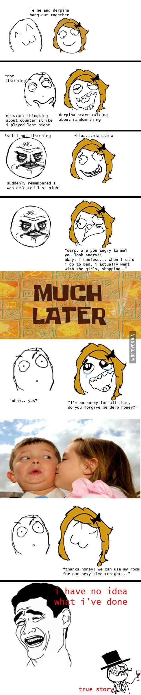Benefit girlfriend logic - 9GAG