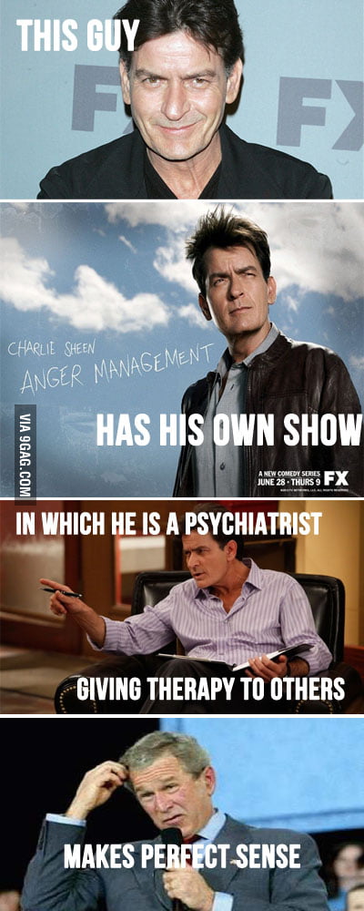 Sheen is back, but different. - 9GAG