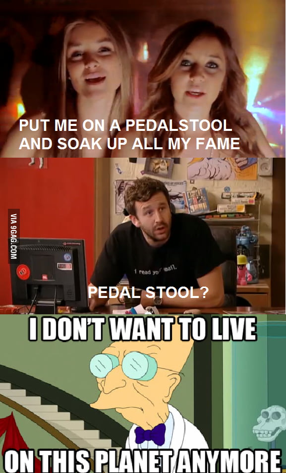 PEDAL STOOL?! - 9GAG