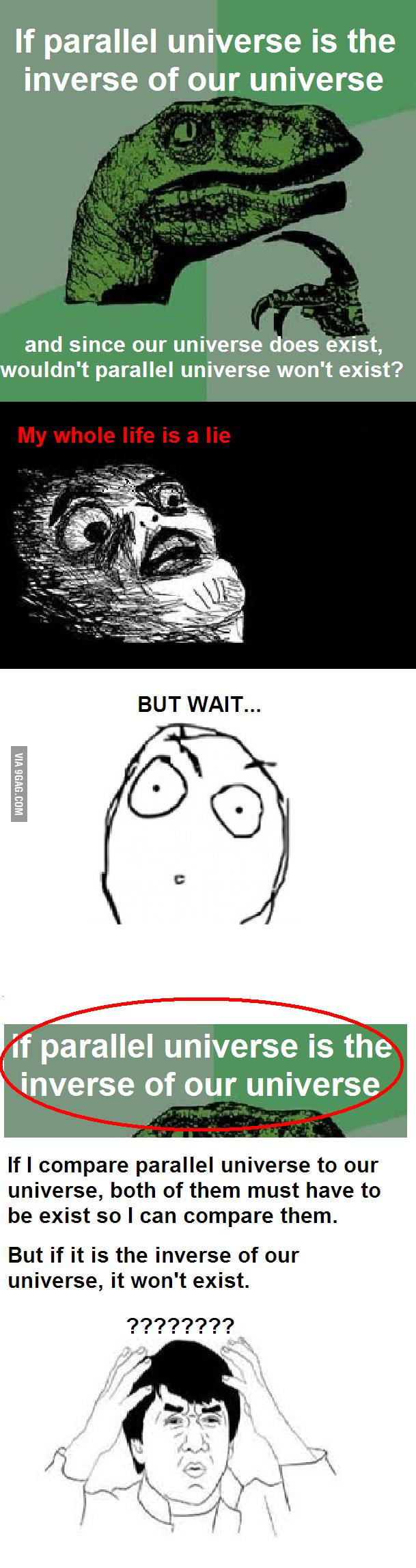 Philosoraptor strikes again for a paradox - 9GAG